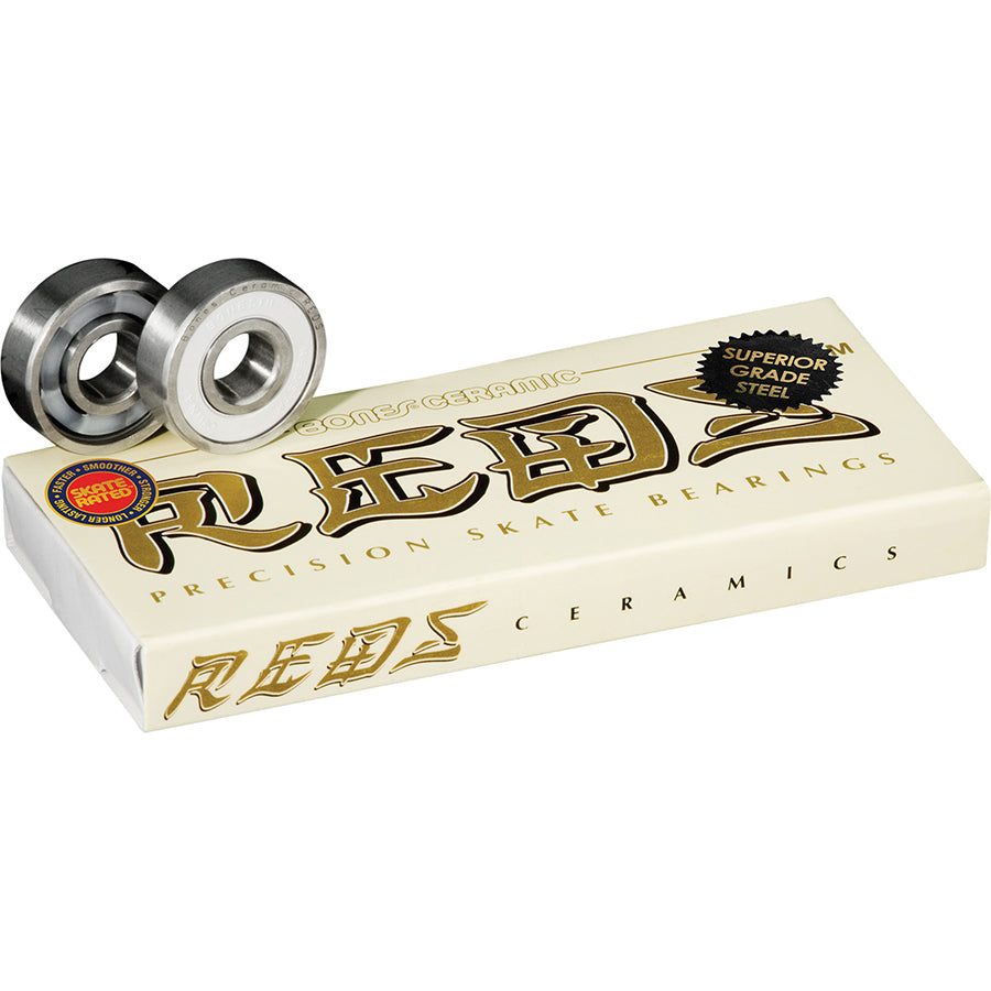 BONES CERAMIC SUPER REDS SKATEBOARD
