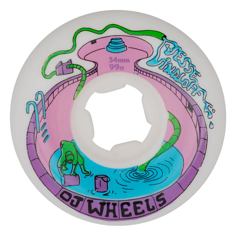 54mm JESSE LINDLOFF ELITE WHITE HARDLINE 99A PRO SKATEBOARD WHEELS – ハス ...