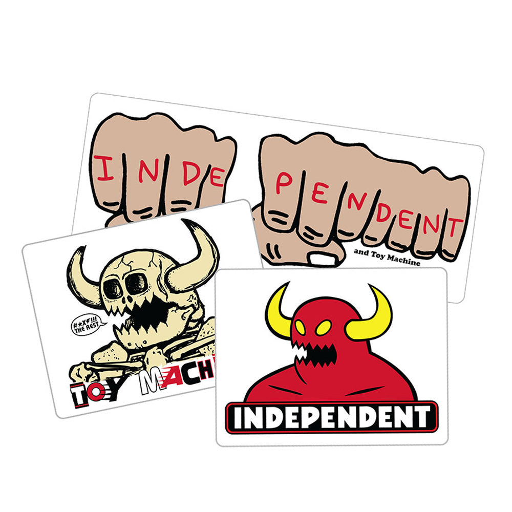 TOY LOGO MASH STICKER ASSORTED 3PACK – ハスコオンラインストア