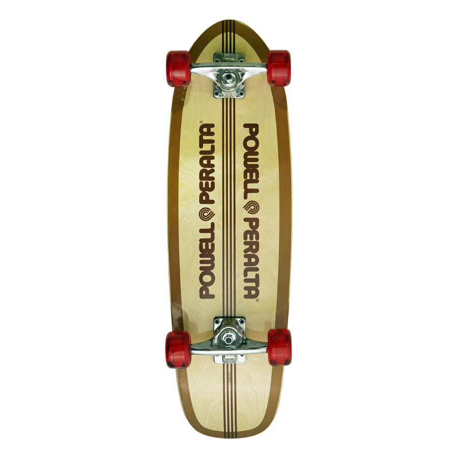 8.37in x 28.20in SIDEWALK SURFER QUAD STRINGER CRUISER COMPLETE NATURA ...